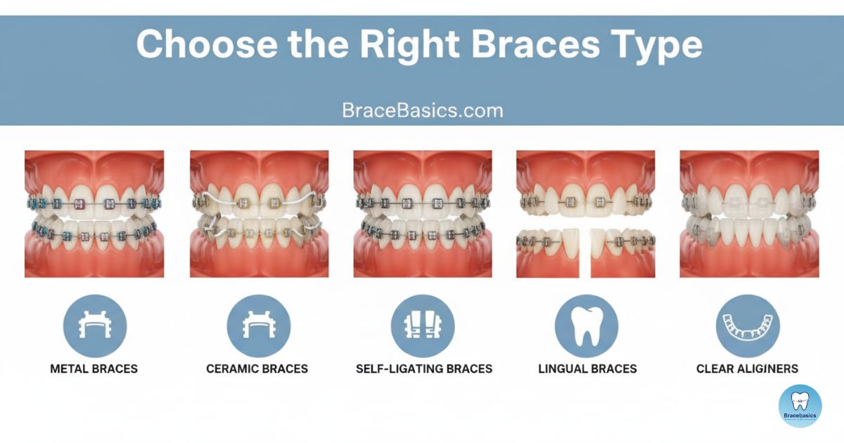 Types of Braces: Choosing the Right Option for Your Smile - bracebasics.com